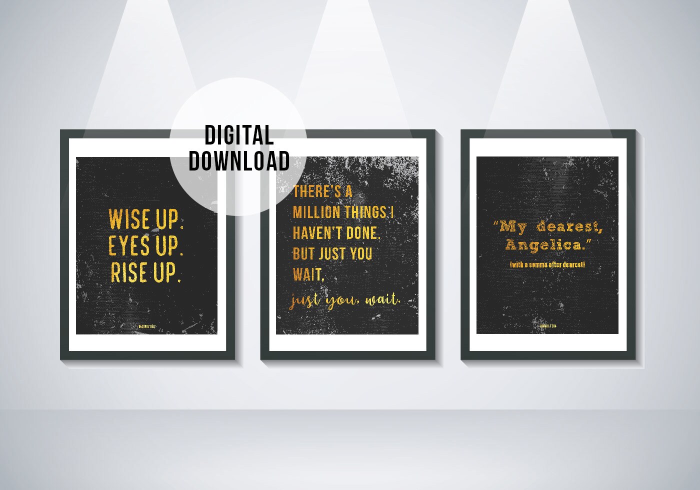 Hamilton Quote Posters Hamilton Fan Art Sets Hamilton - Etsy