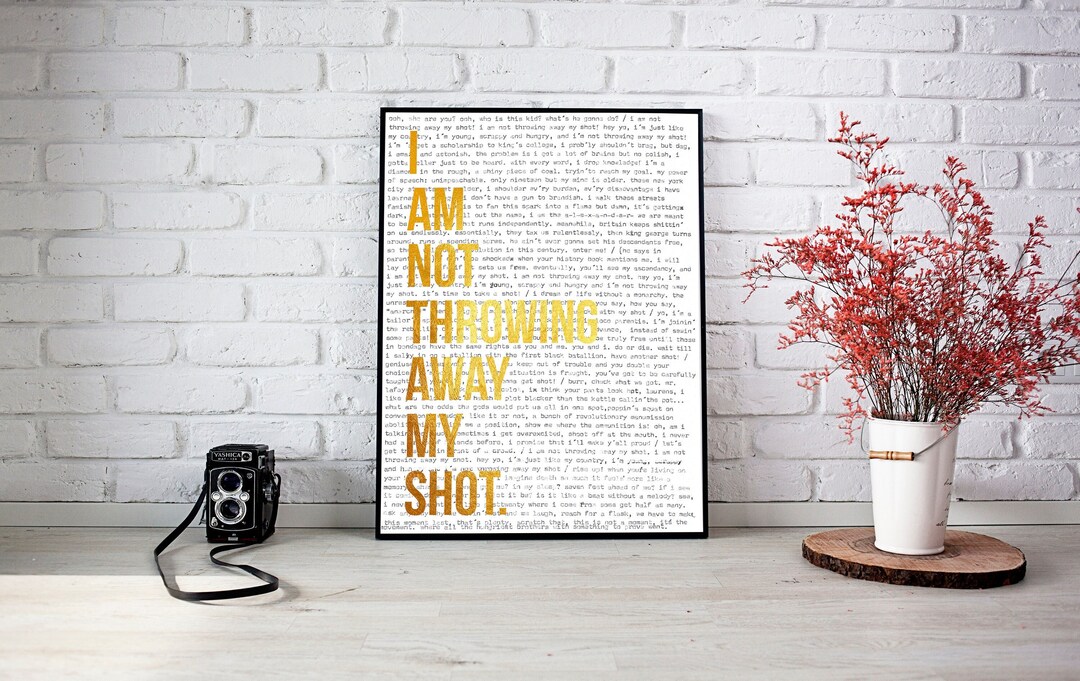 Hamilton Poster, Hamilton Musical Gifts, Hamilton Gifts, Handmade ...