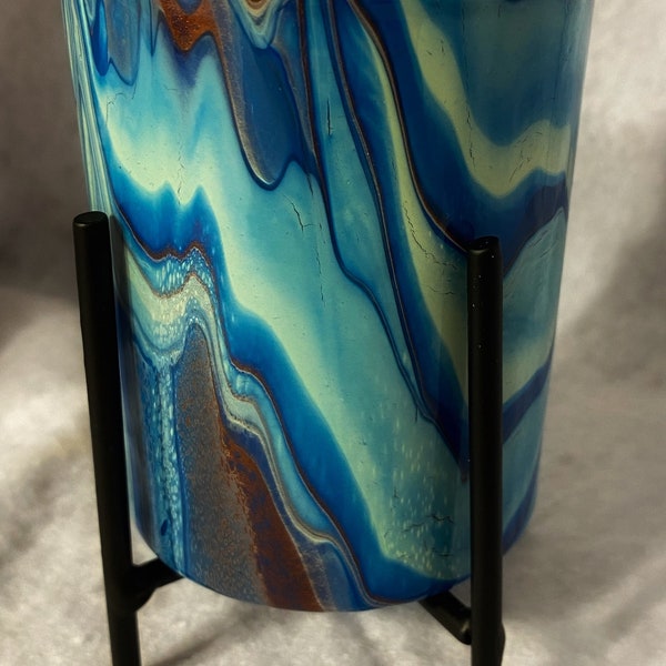 Painted Glass Vases - Etsy