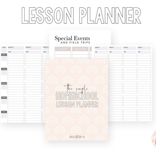 Charlotte Mason Homeschool Planner - Etsy