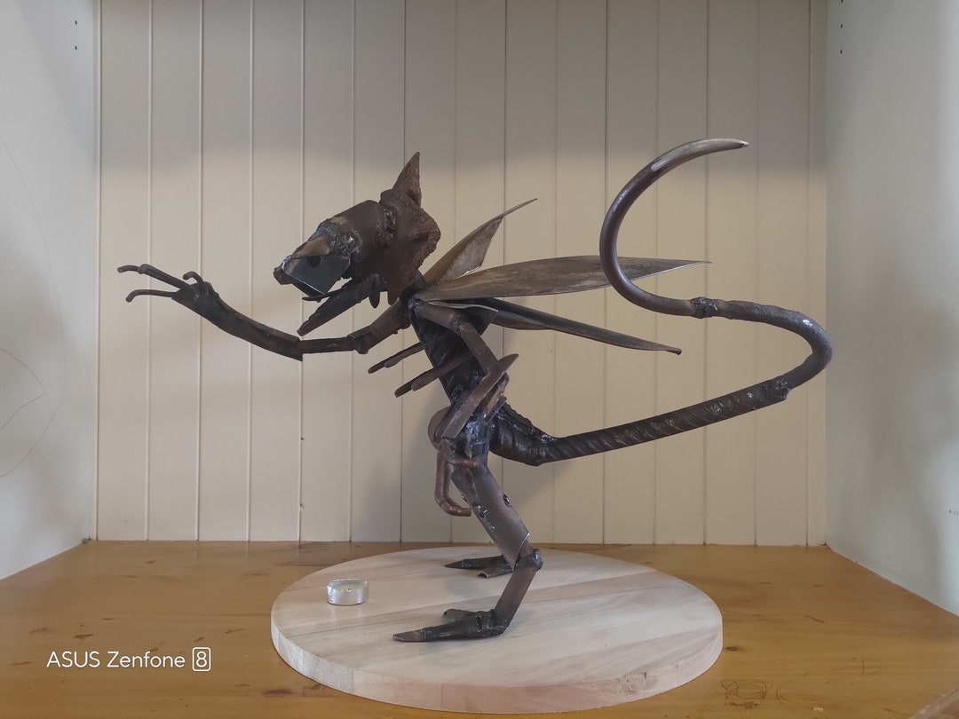 Metal Creature Sculpture - Etsy