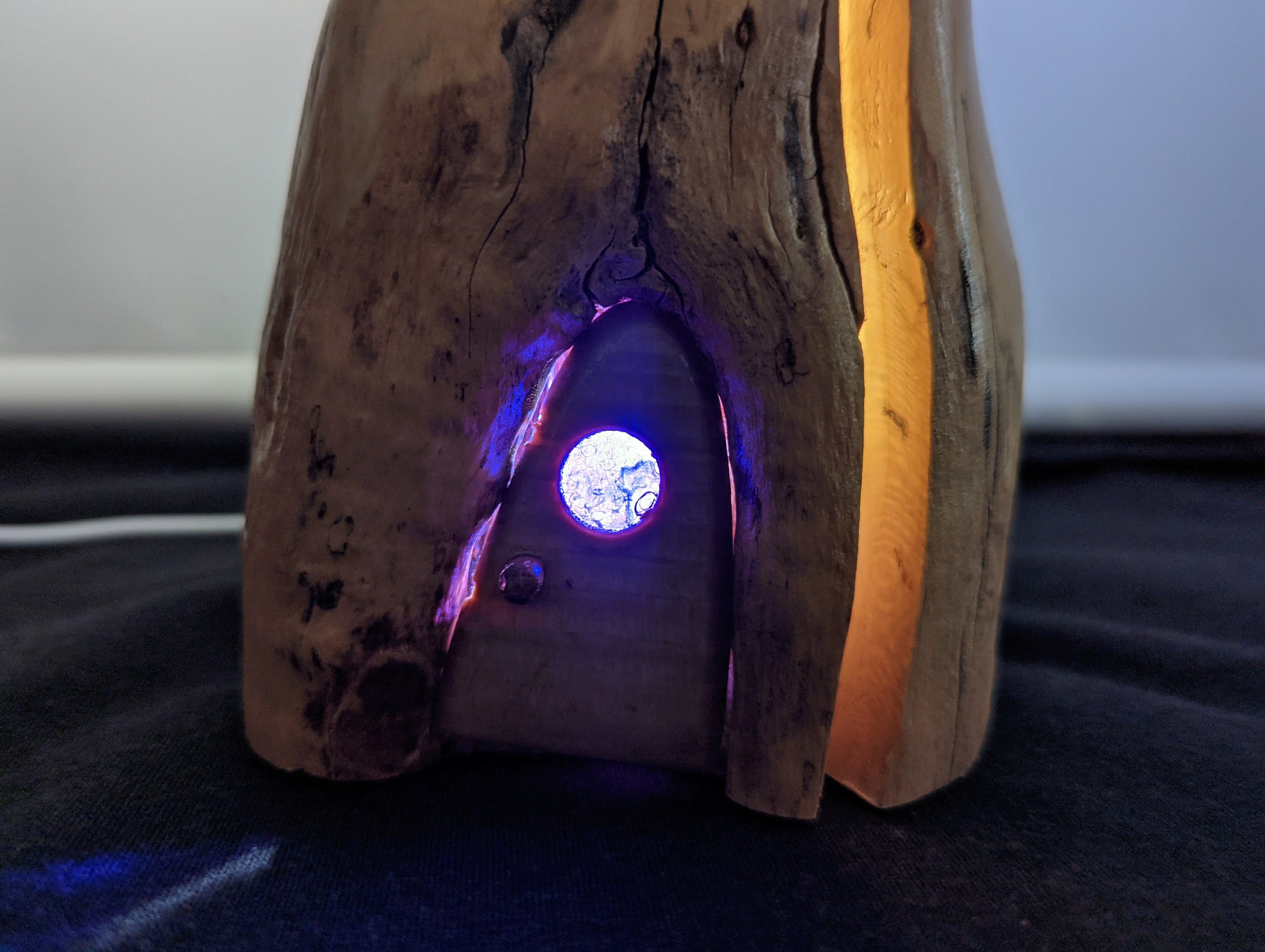 Amethyst Fairy House Night Light Bedroom Side Table Nightlight - Etsy ...