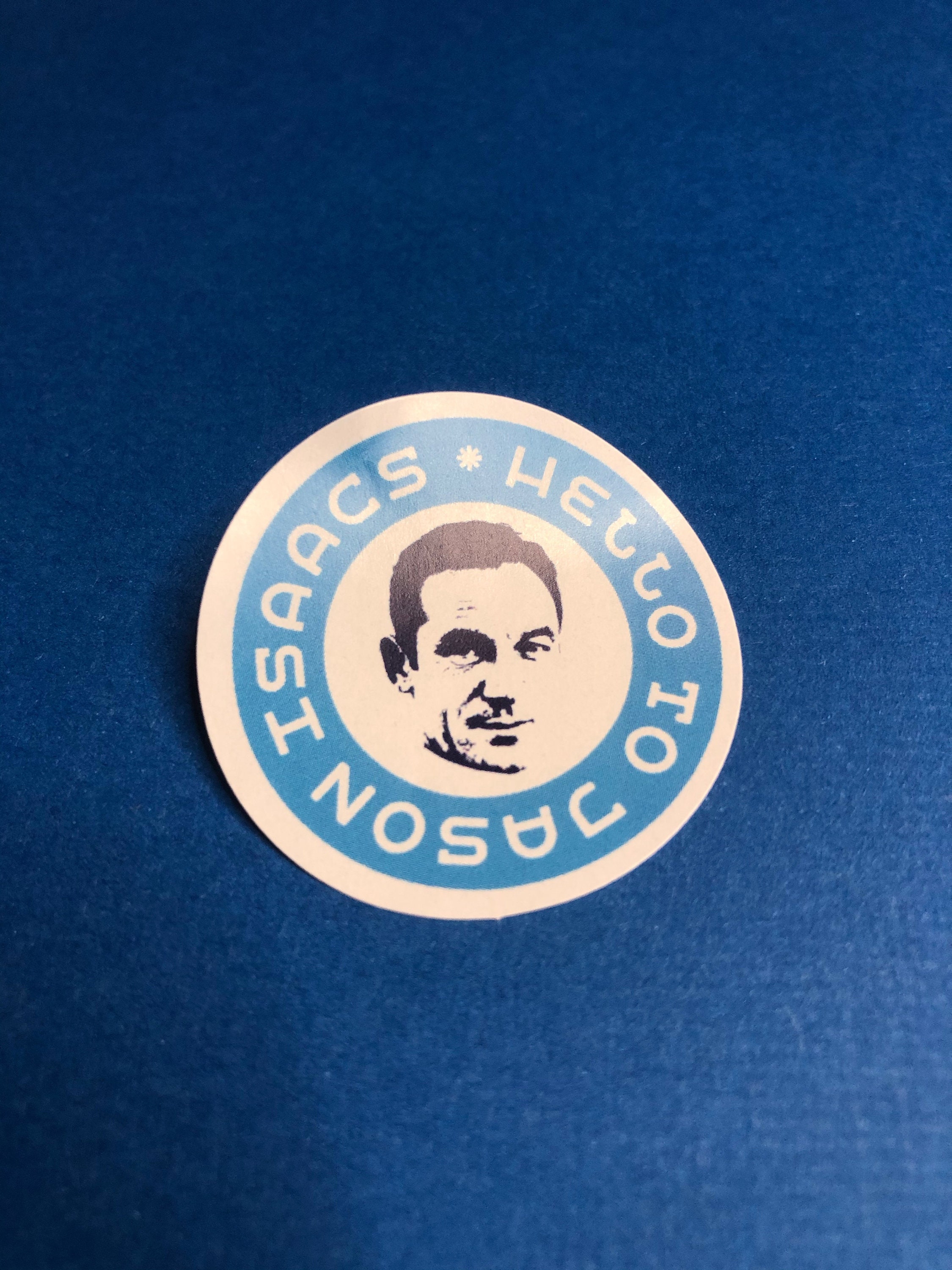 Hello to Jason Isaacs – 4 Stickers – 38mmx38mm - Etsy