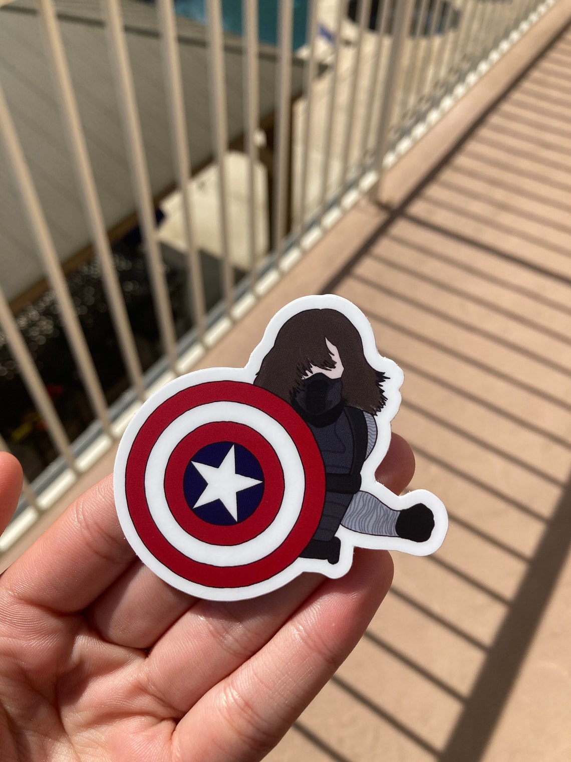 Bucky Barnes Sticker Weatherproof the Winter Soldier Bucky Barnes ...