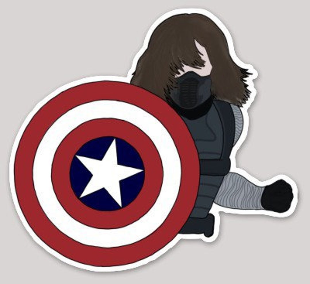 Bucky Barnes Sticker | Weatherproof |the Winter Soldier | Bucky Barnes ...