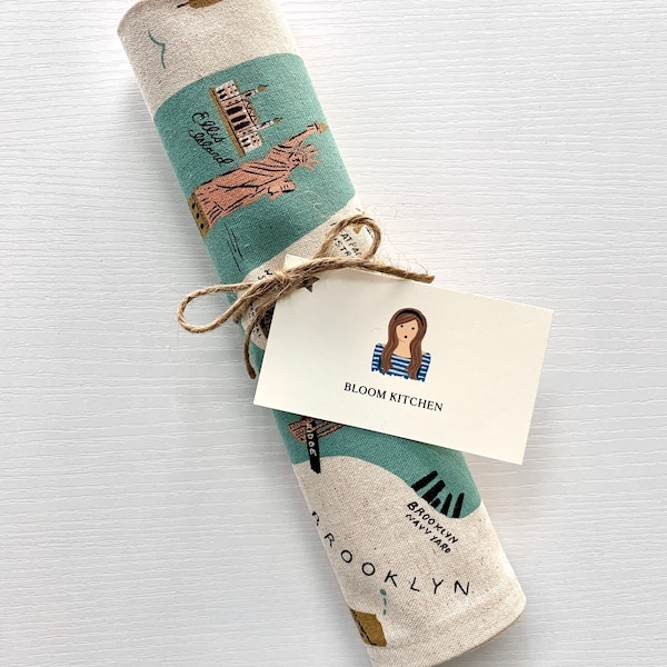 Map Tea Towel - Etsy