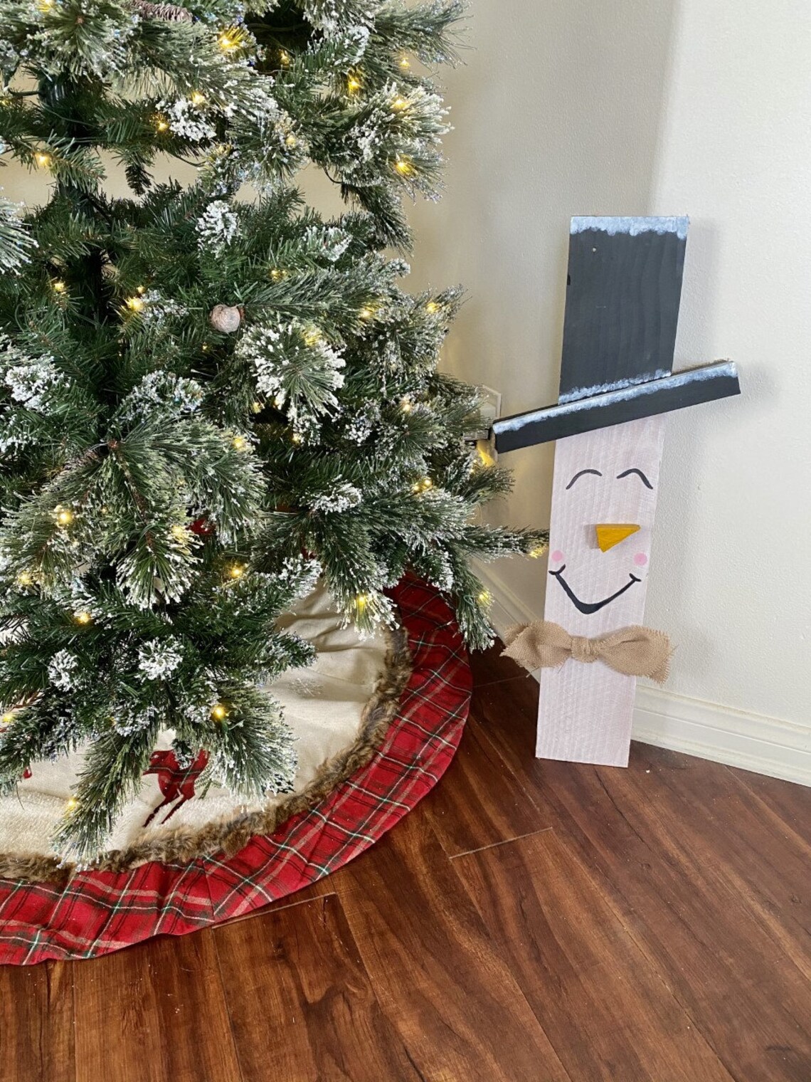 Reversible Scarecrow and Snowman Decor - Etsy