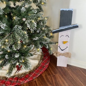 Reversible Scarecrow and Snowman Decor - Etsy