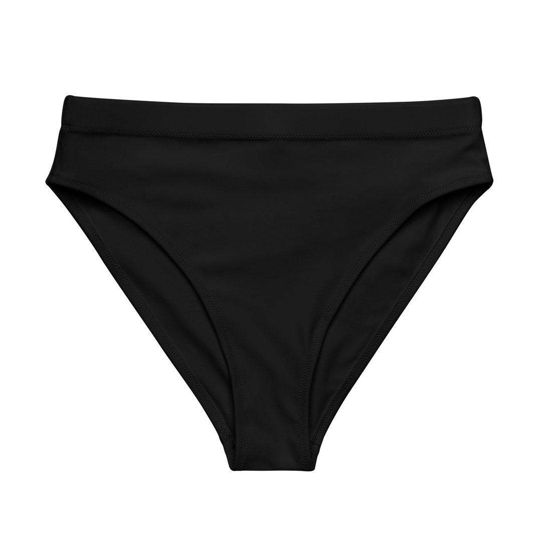 Bikini Bottom Basic Black Bikini Bottoms Sport Swimsuit for Women Bra ...