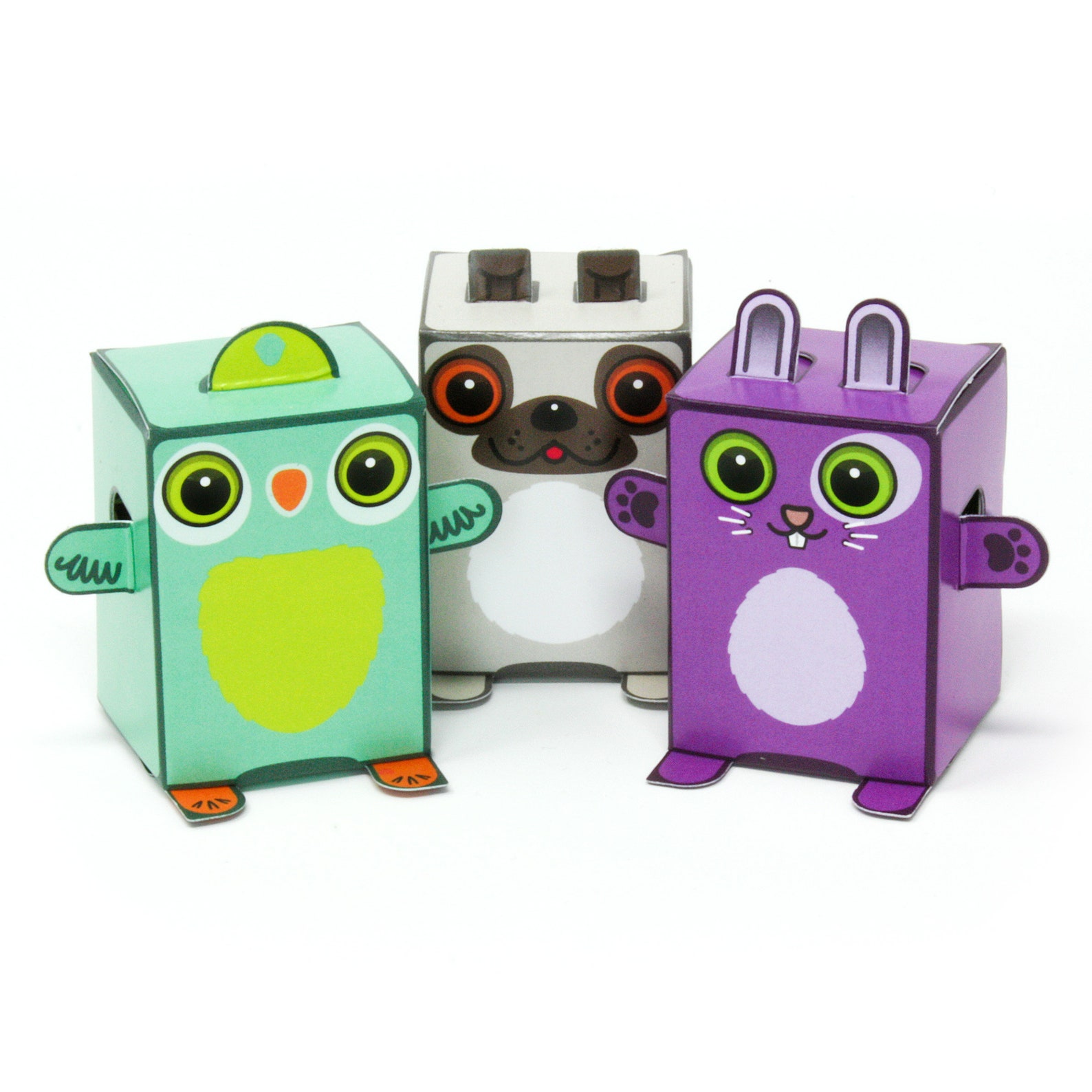 Box Buddies Boxibos Pets Pack of 12 Mini Box Animals - Etsy UK