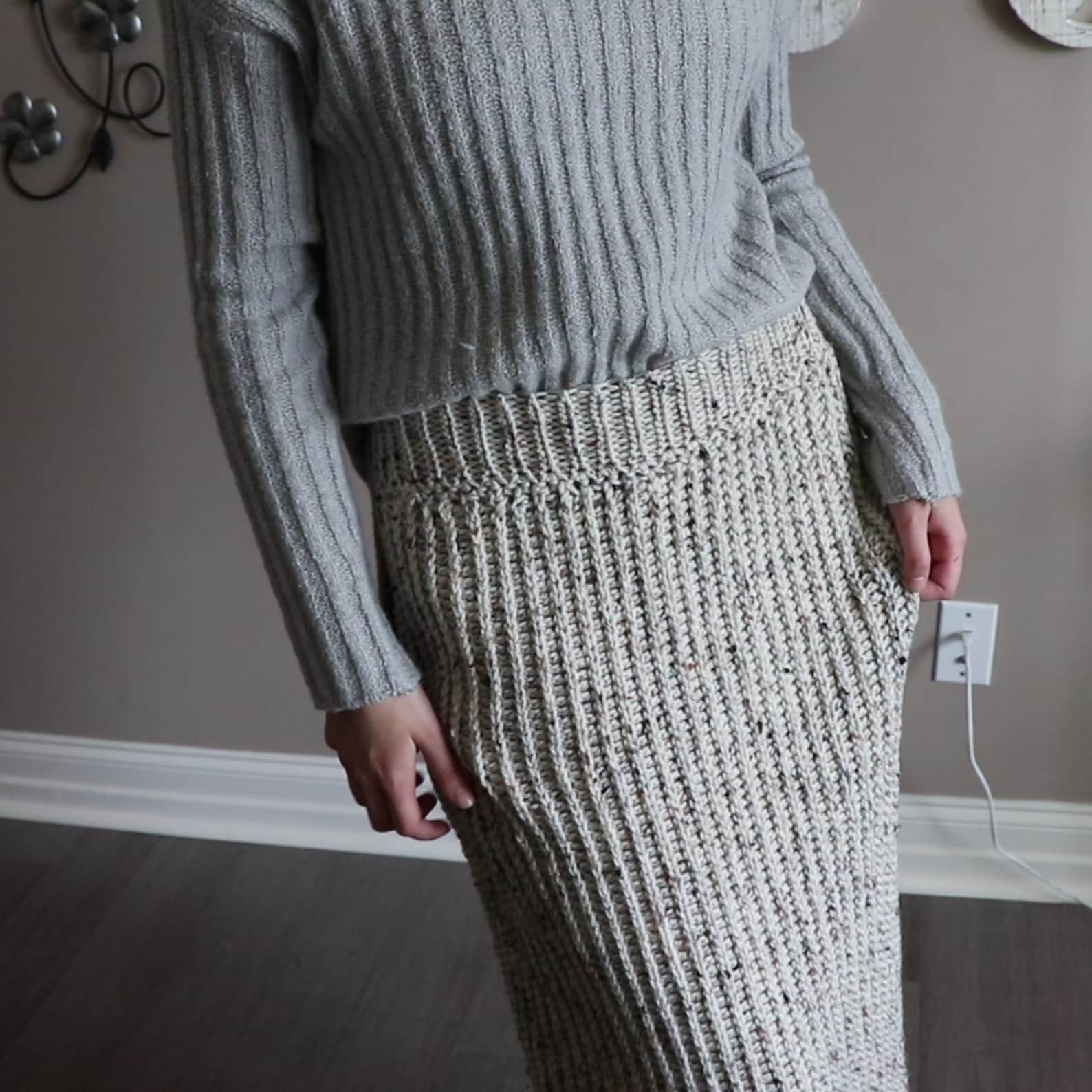 CROCHET PATTERN // Beginner Long Skirt // Instant PDF Download With ...