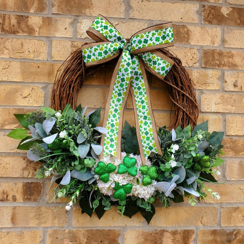 St Patricks Day Wreath - Etsy