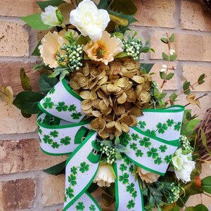 Modern St. Patrick’s Day Wreath, Elegant Lucky Wreath, Irish Wreath ...
