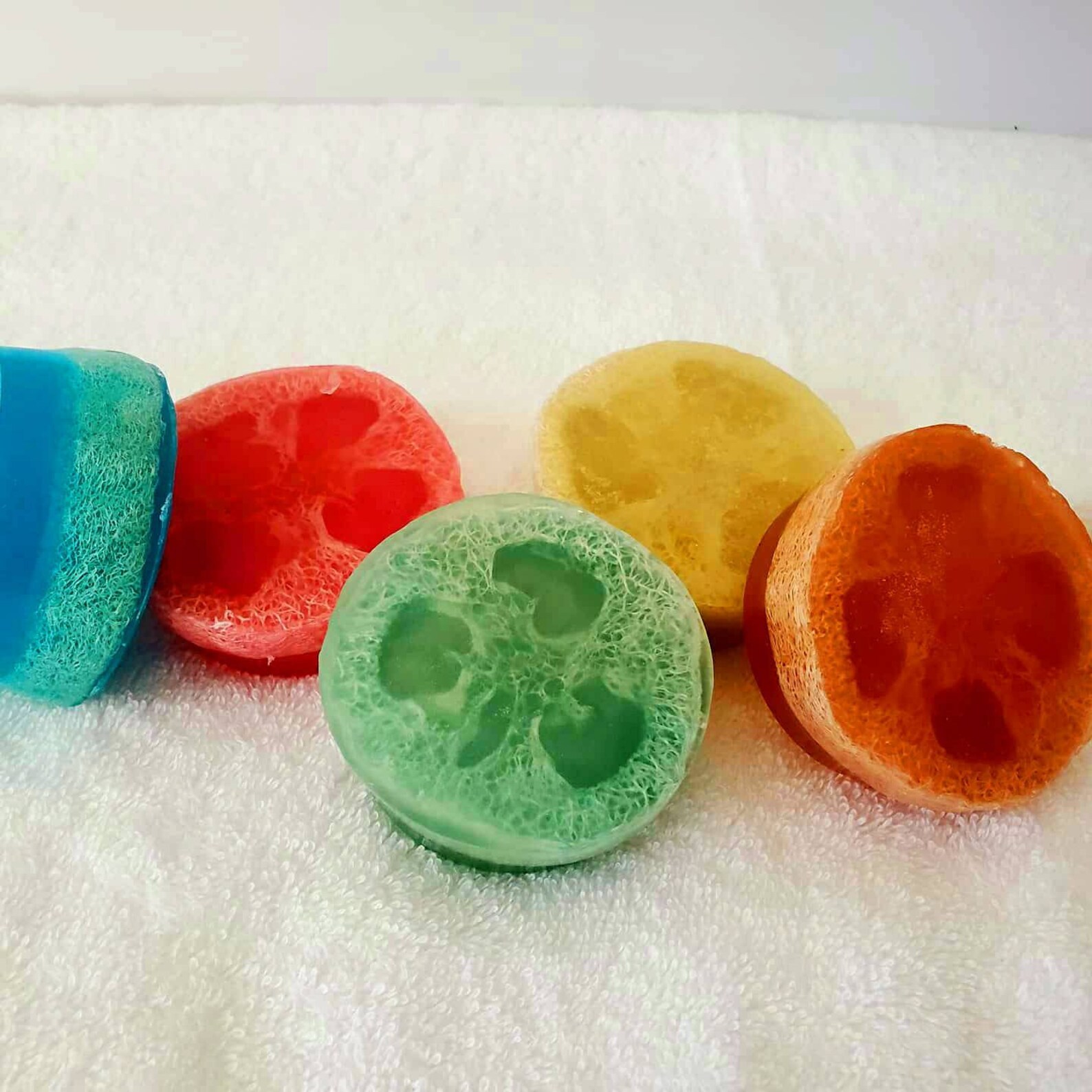 Loofah Soap Scented Soap Bar Luffa Soap Bar Natural Luffa - Etsy