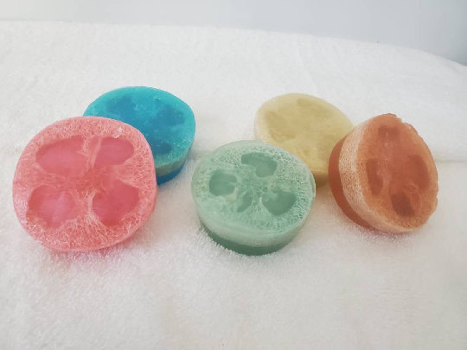 Loofah Soap Scented Soap Bar Luffa Soap Bar Natural Luffa - Etsy