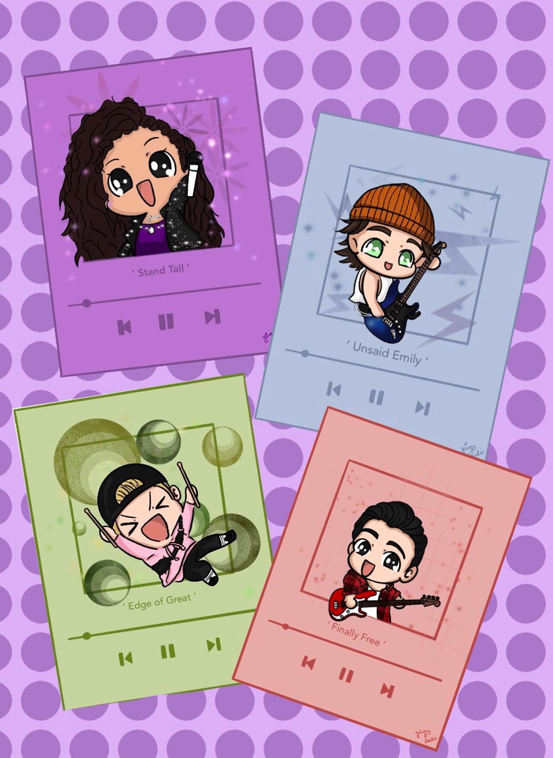 Cute Julie and the Phantoms Music Player Sticker - Etsy