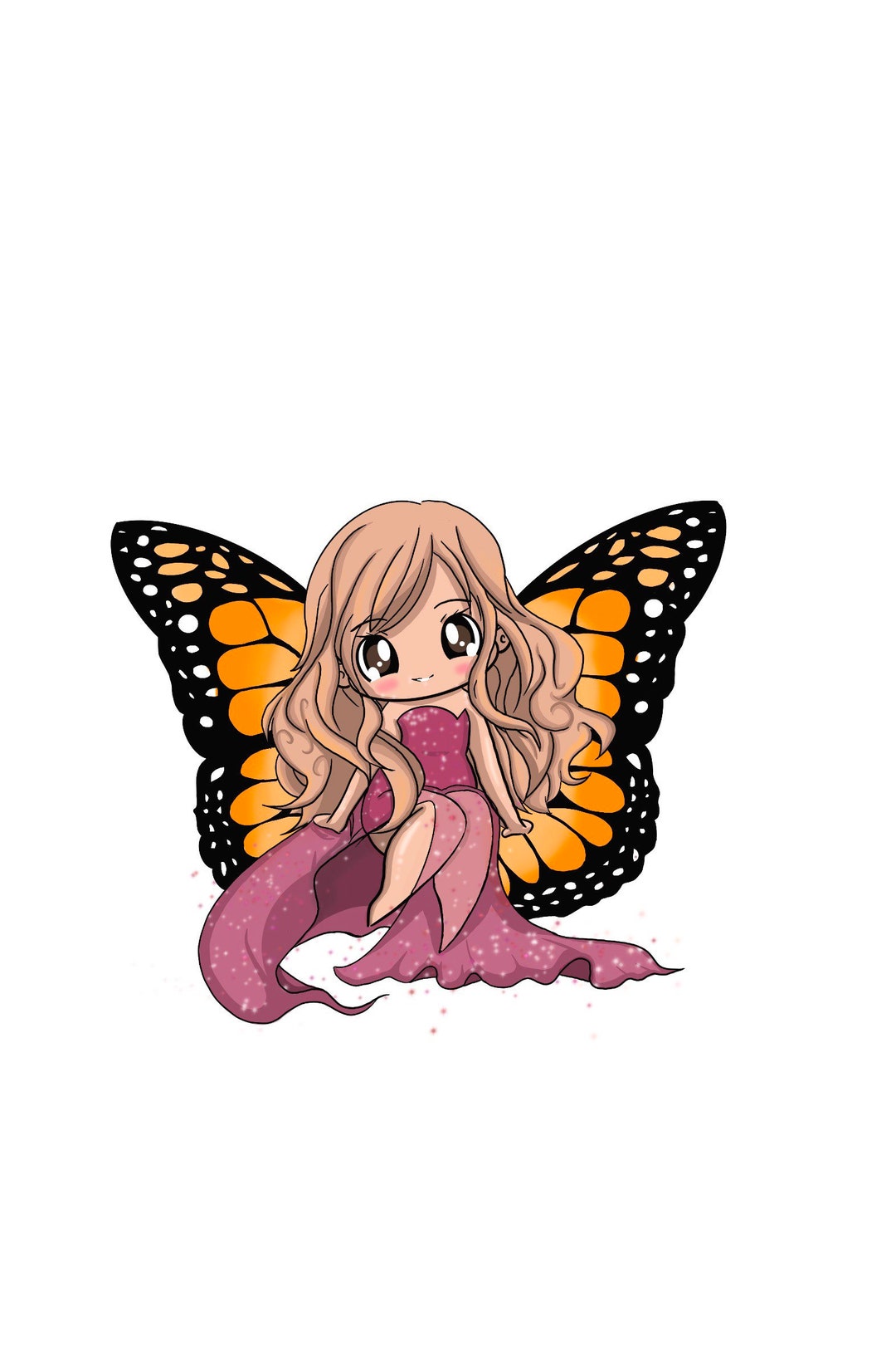 Chibi Butterfly Mariah Carey Sticker - Etsy