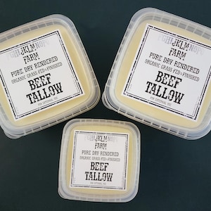 Pure, Dry-rendered, Organic, Grass-fed/finished Tallow - Etsy