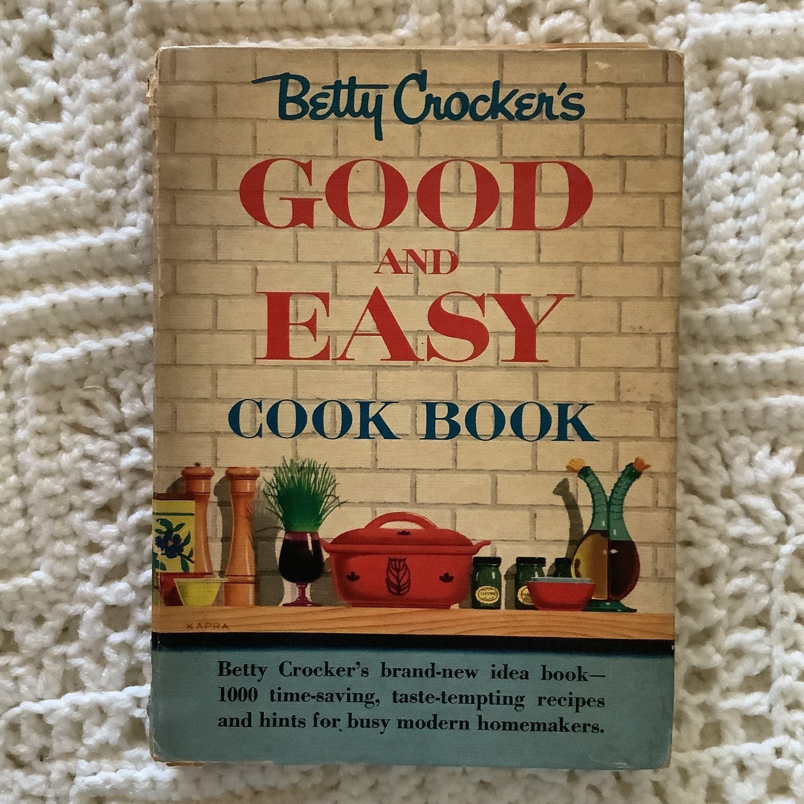Betty Crockers Good and Easy Cook Book 1st Edition Vintage Cookbook - Etsy