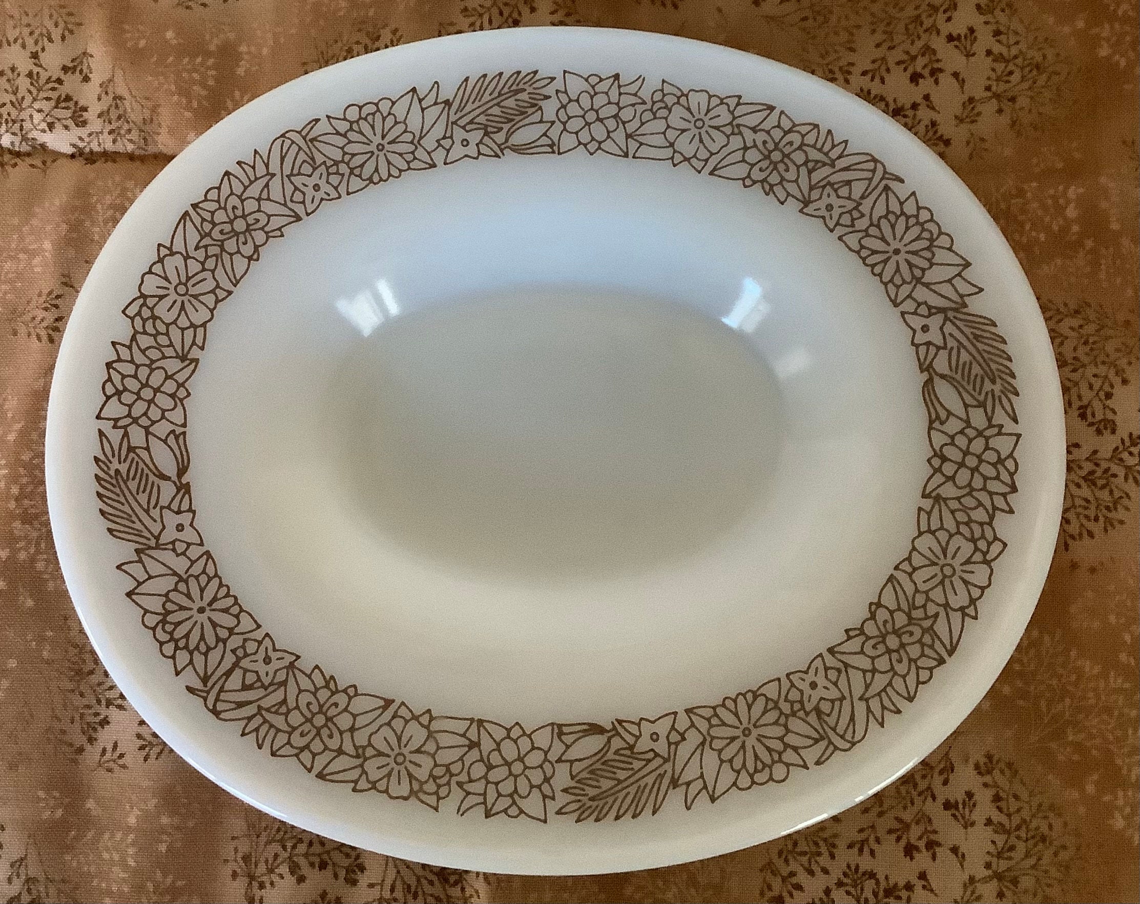 Pyrex Woodland Gravy Boat and Saucer Set Vintage/retro Dinnerware - Etsy