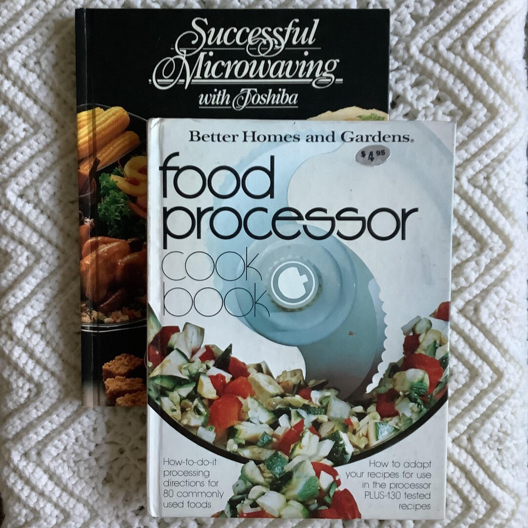 Vintage Food Processing and Microwaving Cookbooks - Etsy