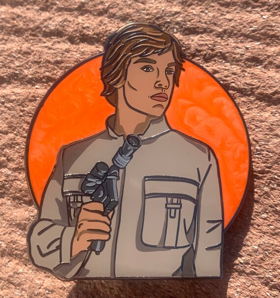 Luke Skywalker Inspired Enamel Pin | Etsy