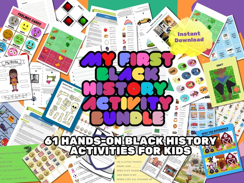 Black History Activities for Kids Preschool 2nd Grade Homeschool ...