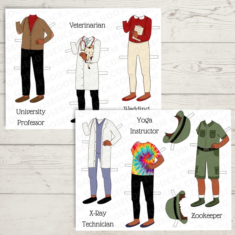 Paper Dolls-digital | Printable Paper Dolls African American, ABC ...