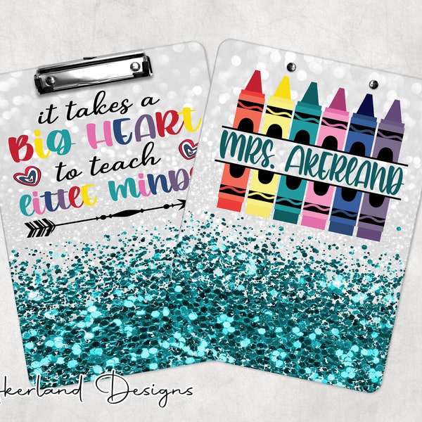 Teacher Clipboard - Etsy