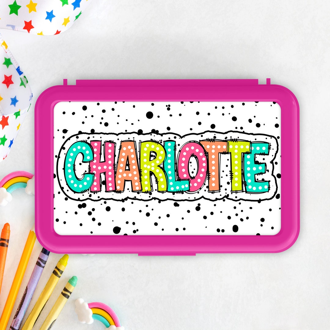 Pencil Box Personalized With a Name / Custom Pencil Boxes for School ...
