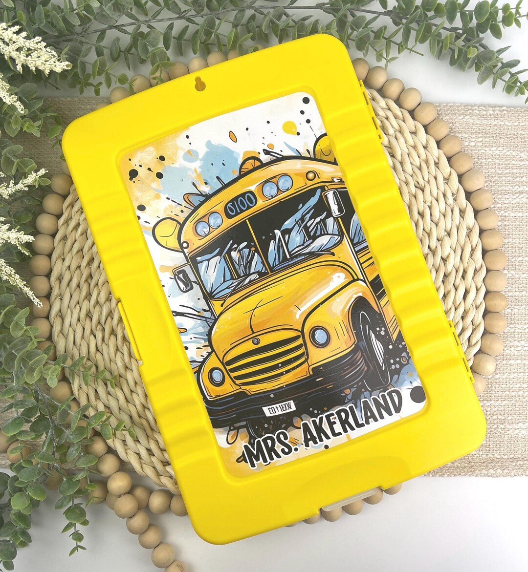 Bus Driver Clipboard With Storage and Personalization Gift for Bus ...