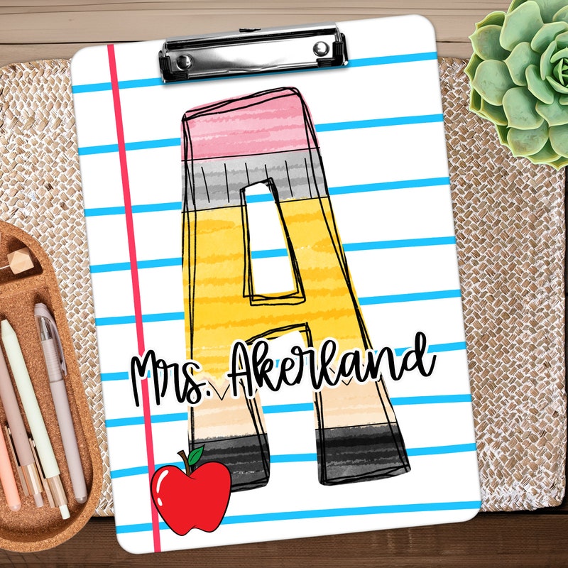Teacher Clipboard - Etsy