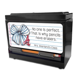 Pencil Dispenser Vinyl Decal Personalized With a Name Waterproof Vinyl ...