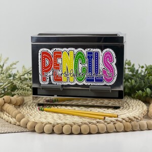 Pencil Dispenser Personalized for Teacher / Classroom Decor/ Gift for ...
