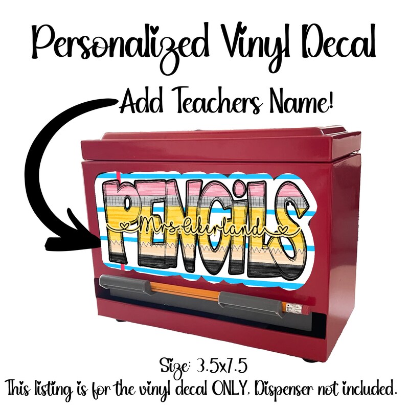 Pencil Dispenser - Etsy