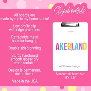 School Bus Driver Clipboard With Personalization Front and Back | Gift ...