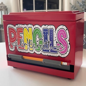 Pencil Dispenser Personalized for Teacher / Classroom Decor/ Gift for ...