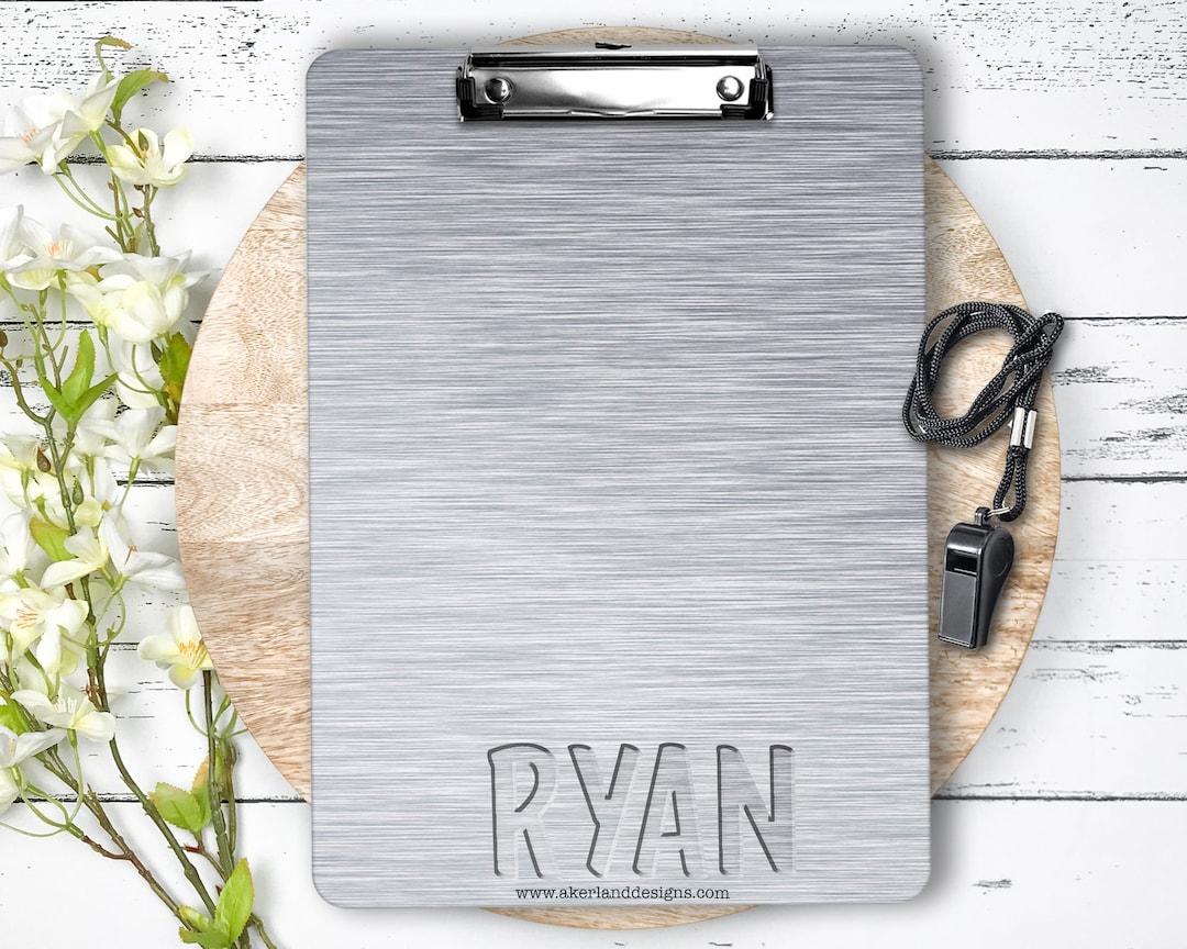 Custom Clipboard HEAVY DUTY 5mm Thick Clipboard Personalize With a Name ...