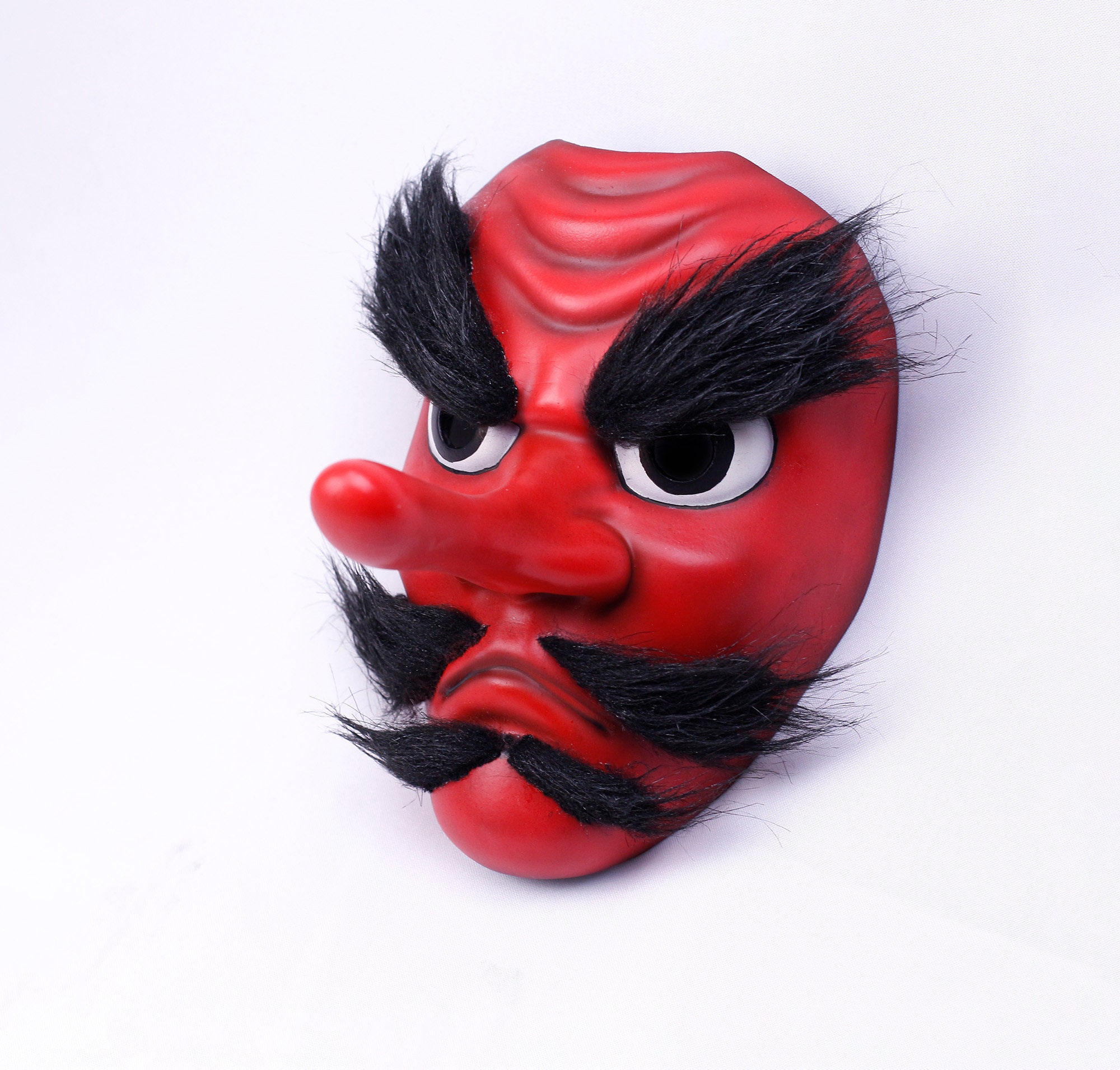 Tengu Sakonji Wearable Mask Realistic Hair - Etsy