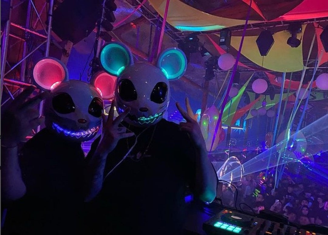 DJ Custom Mask With Leds - Etsy