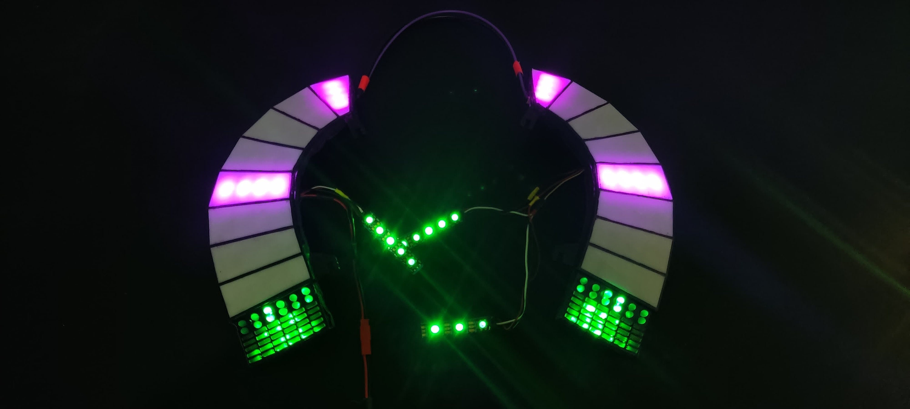 LED Kit Side Panels Animated RGB Lights for Guy Manuel Helmet - Etsy