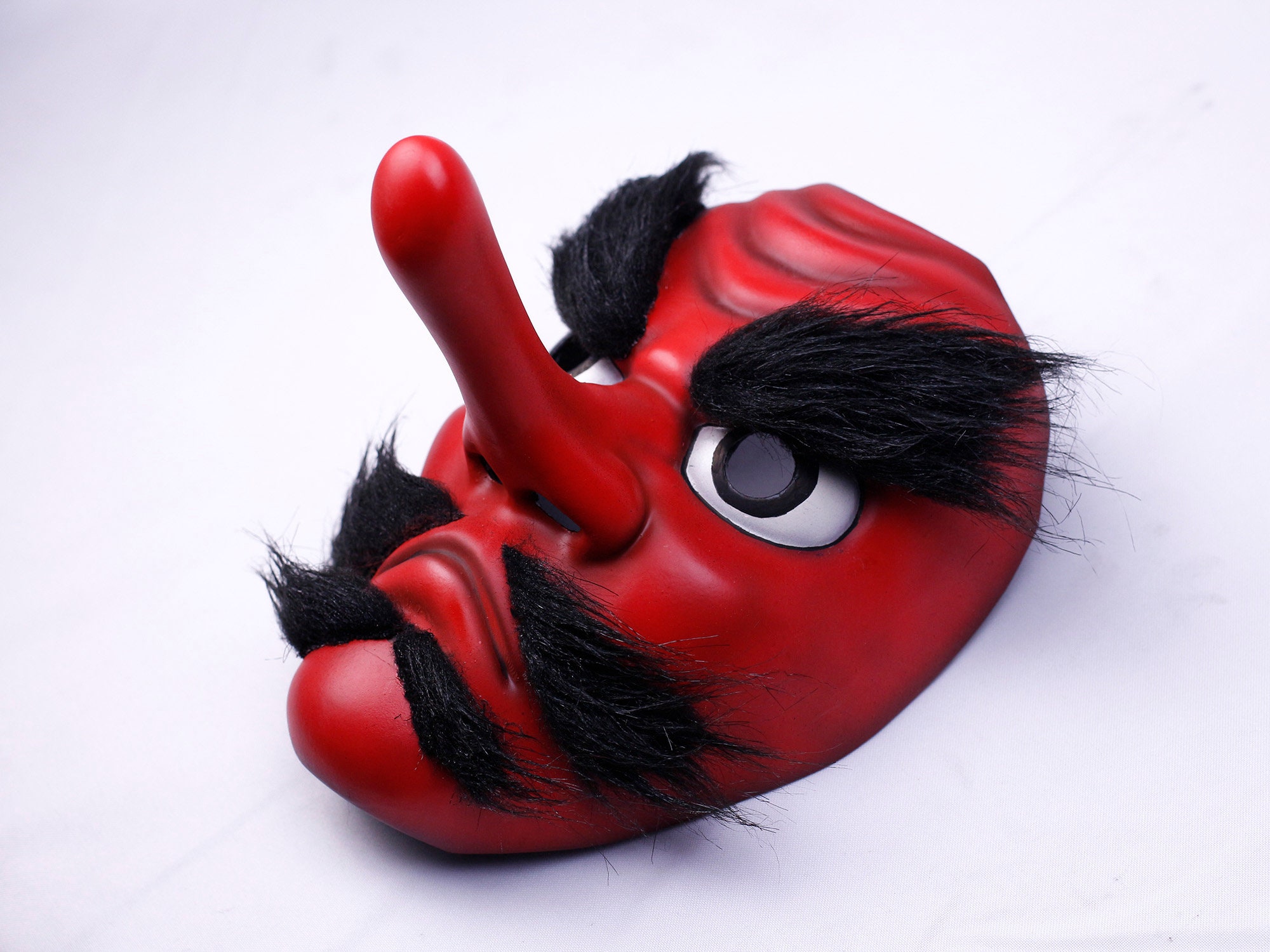 Tengu Sakonji Wearable Mask Realistic Hair - Etsy