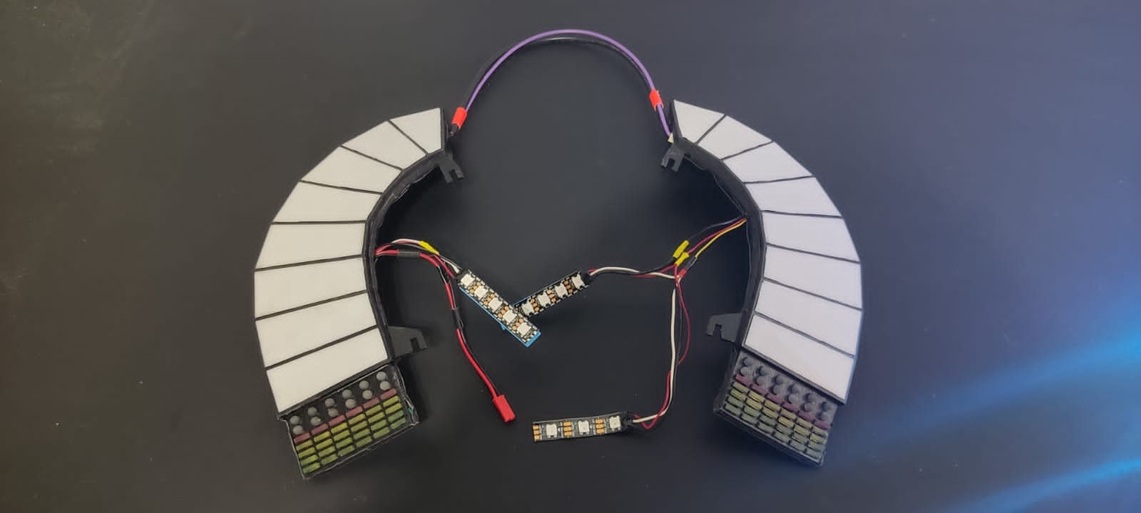 LED Kit Side Panels Animated RGB Lights for Guy Manuel Helmet - Etsy