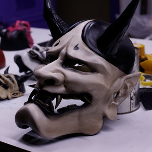 Hannya Mask Oni Yokai Japanese Inspired Wearable and for Wall Decor - Etsy