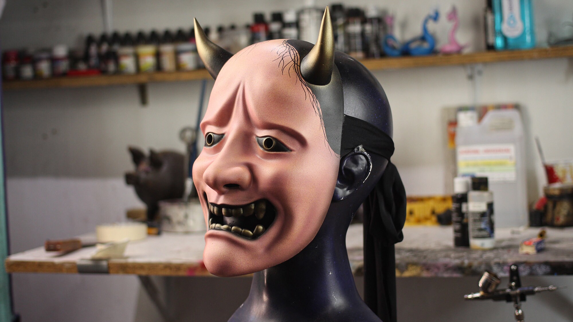 Namanari Classical Japanese Inspired Wearable Mask - Etsy