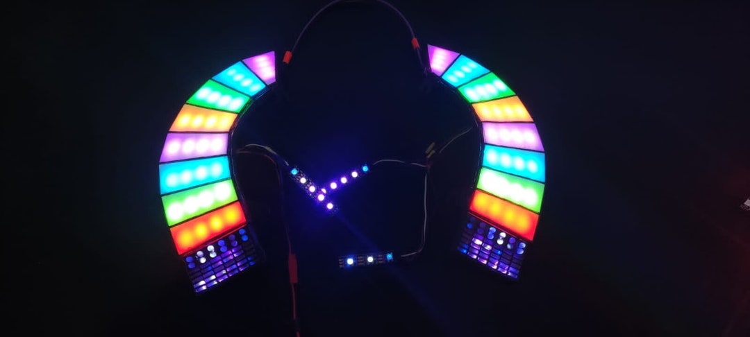 LED Kit Side Panels Animated RGB Lights for Guy Manuel Helmet - Etsy