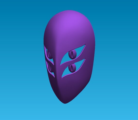 STL Model Mememe Mask Inspired From Evangelion for 3D | Etsy