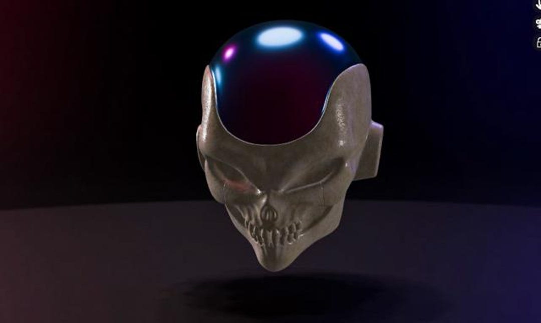 Skull Friez a Dbz Inspired 3D Printable Model STL - Etsy