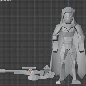 Custom Low Poly Style Figure / Final Fantasy 7'ify Yourself - Etsy