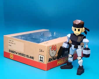 Solid Snake From Metal Gear Solid: the Twin Snakes Custom Pop Vinyl ...